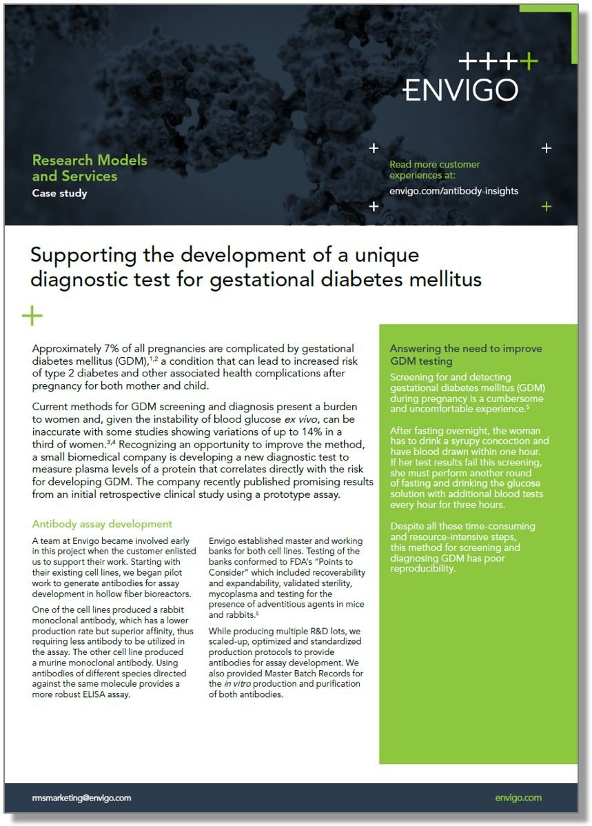 [Case study] From antibody research to regulatory support and production