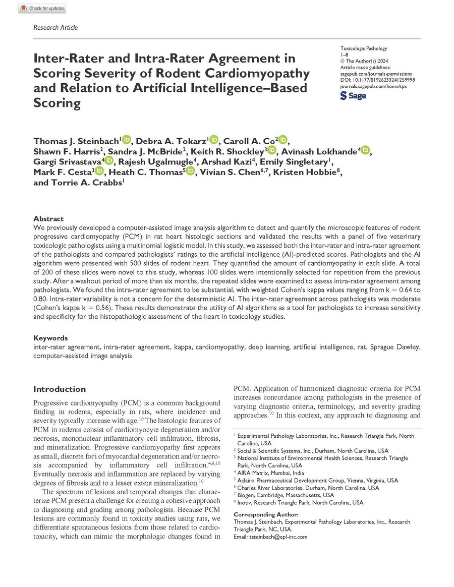 Inter-Rater and Intra-Rater Agreement in Scoring Severity of Rodent ...