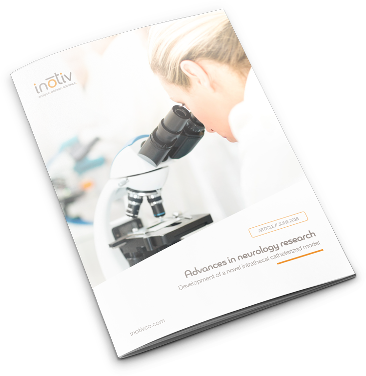 Cross the BBB with our intrathecal catheterized model